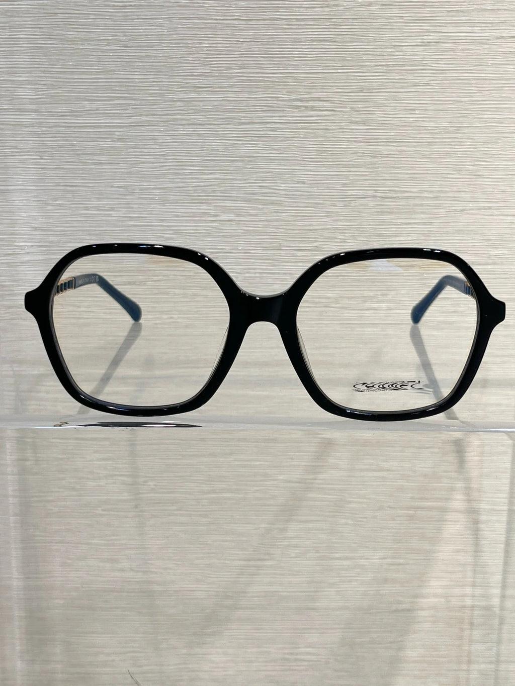 timeless classic leather chain-link glasses – Foya
